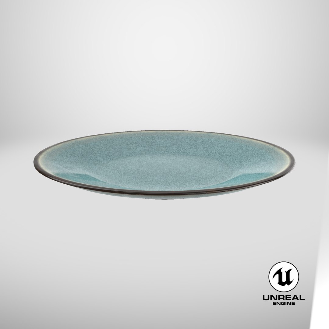 Colored Ceramic Plate 3D Model - TurboSquid 2133510