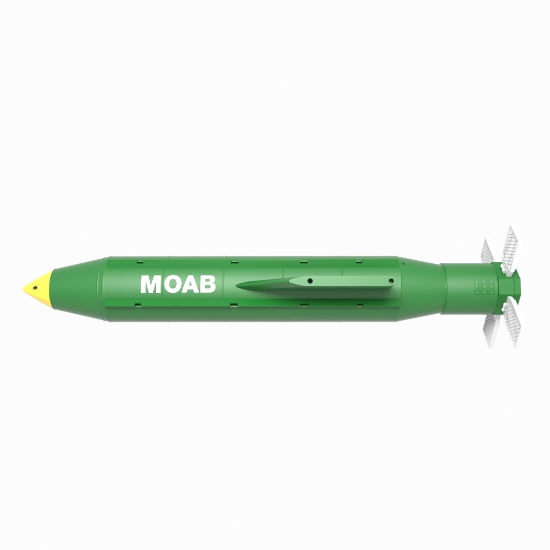 Gbu-43 B Moab Bombs 3D - TurboSquid 1185412