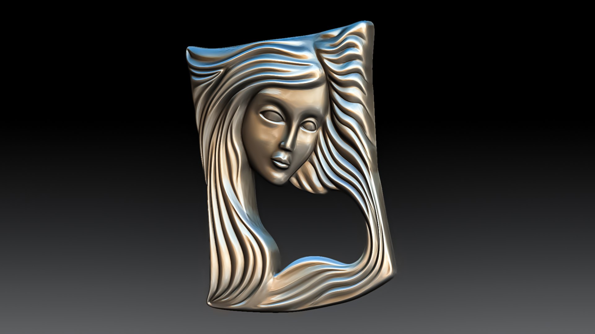 3D Calm Lady - TurboSquid 2069906