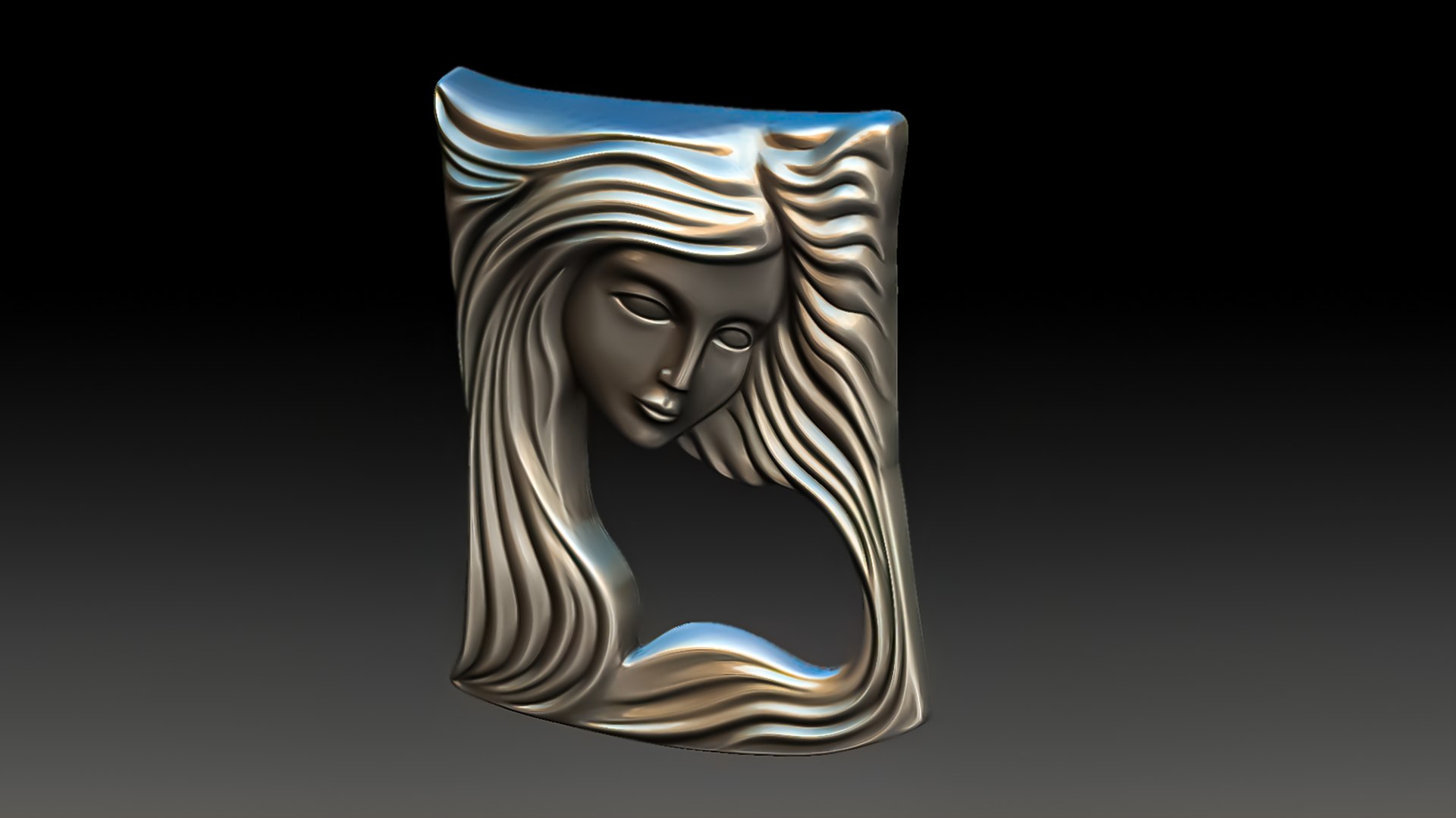 3D Calm Lady - TurboSquid 2069906