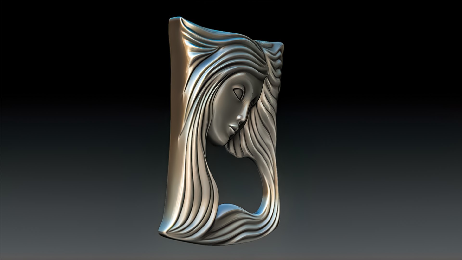 3D Calm Lady - TurboSquid 2069906