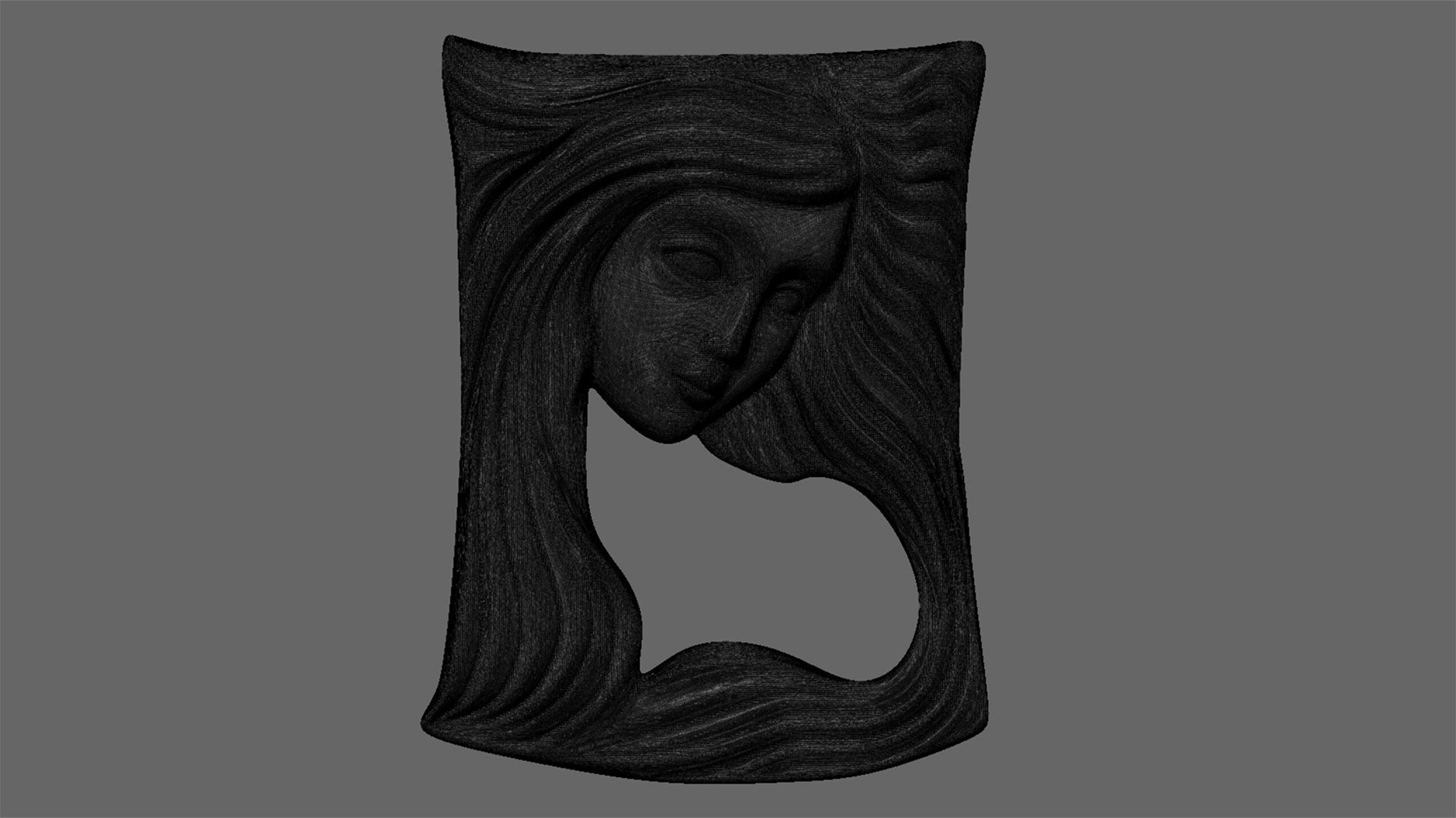 3D Calm Lady - TurboSquid 2069906