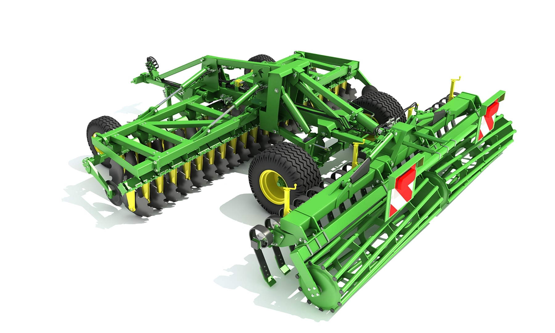 3D Disc Harrow Model - TurboSquid 1451419