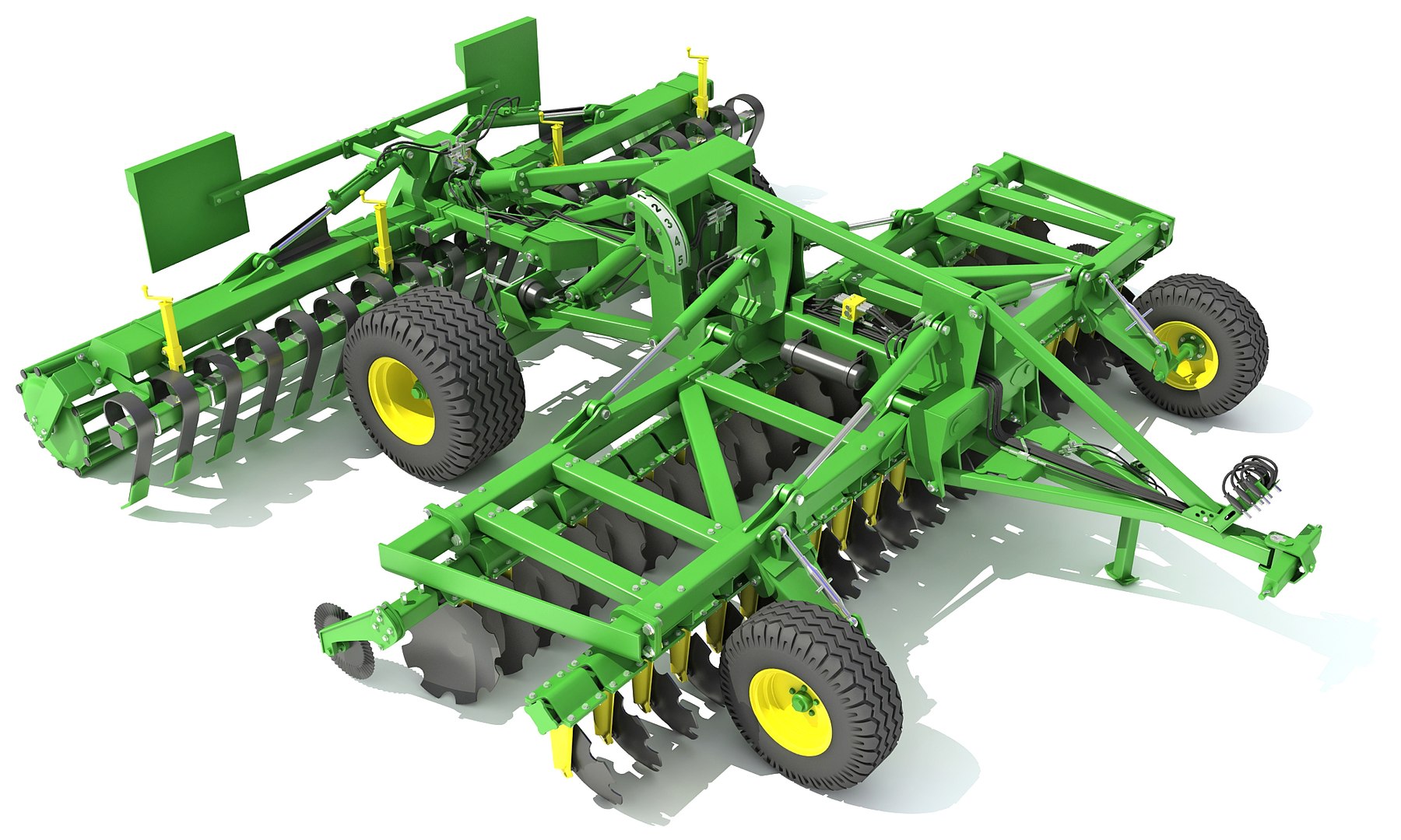 3D Disc Harrow Model - TurboSquid 1451419