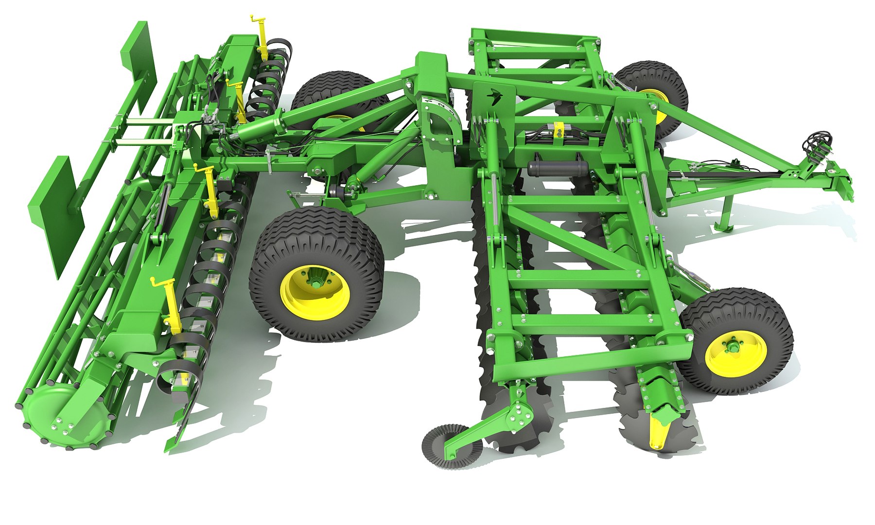 3D Disc Harrow Model - TurboSquid 1451419