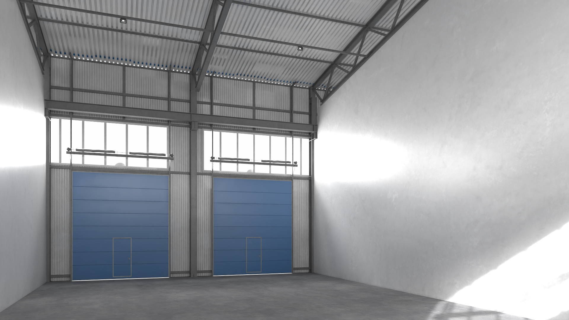 3D Model Logistics Warehouse UralSpetsTrans Loading Gates - TurboSquid ...