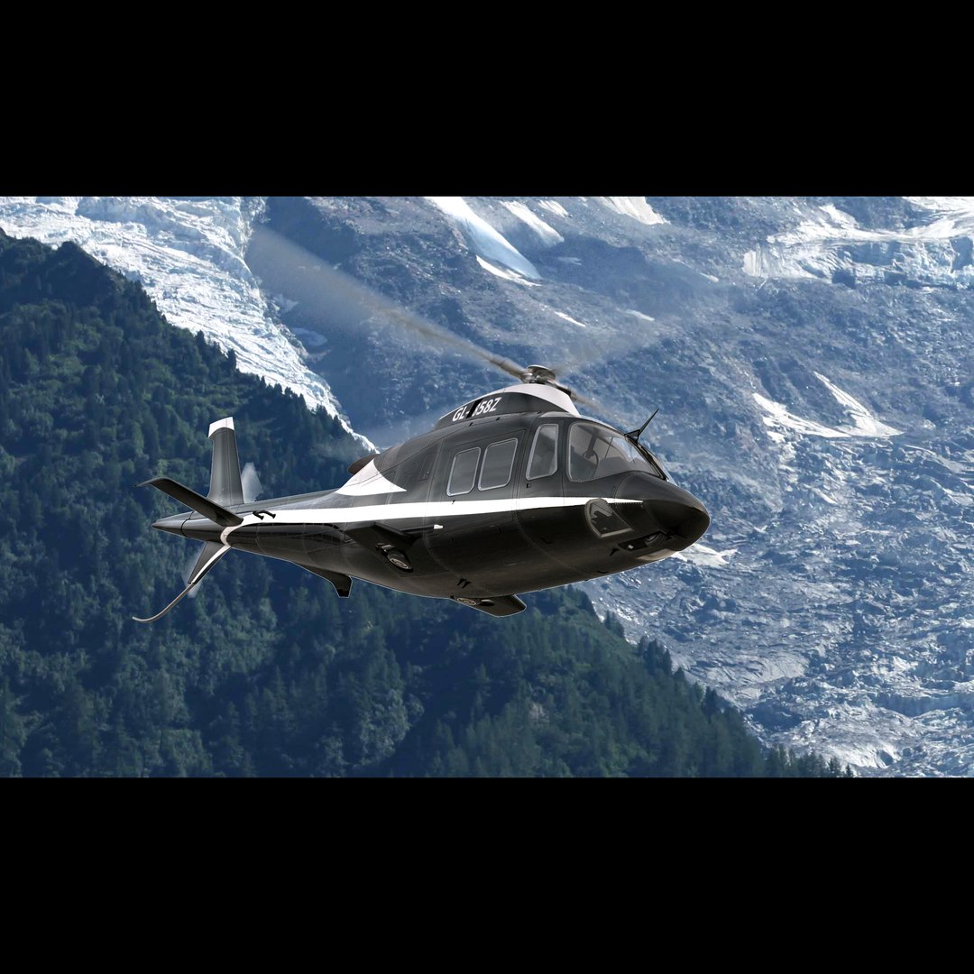 3d Agusta Helicopter Interior Model