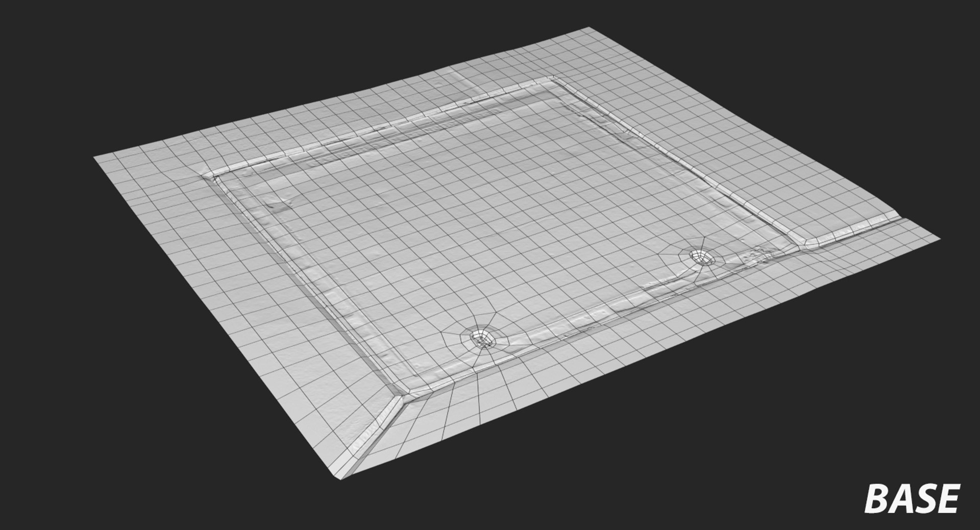 3D Concrete Utility Cover 4k - TurboSquid 1419036