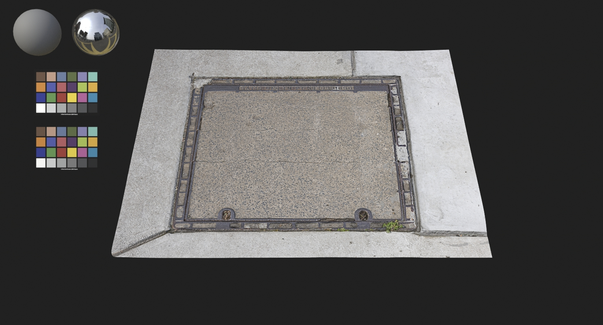 3D Concrete Utility Cover 4k - TurboSquid 1419036
