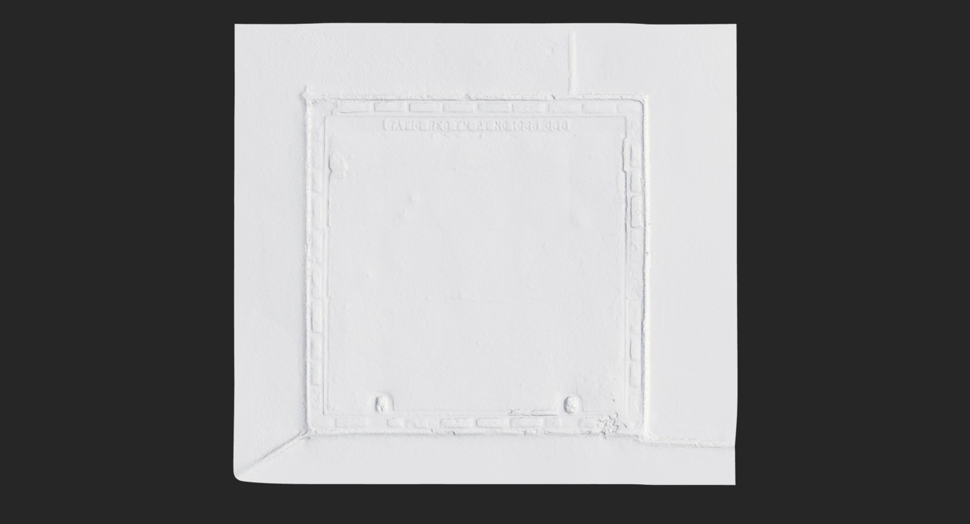 3D Concrete Utility Cover 4k - TurboSquid 1419036