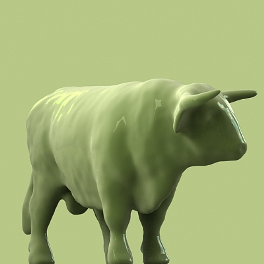 3d Model Bull