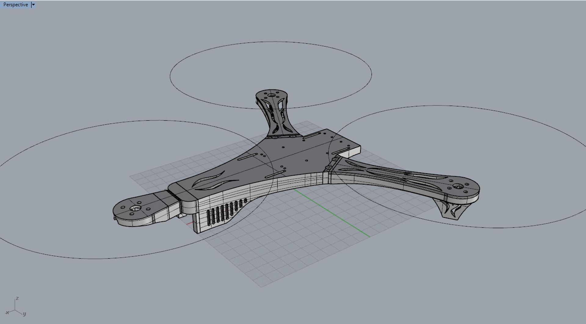 3D Tri Copter - TurboSquid 1287857