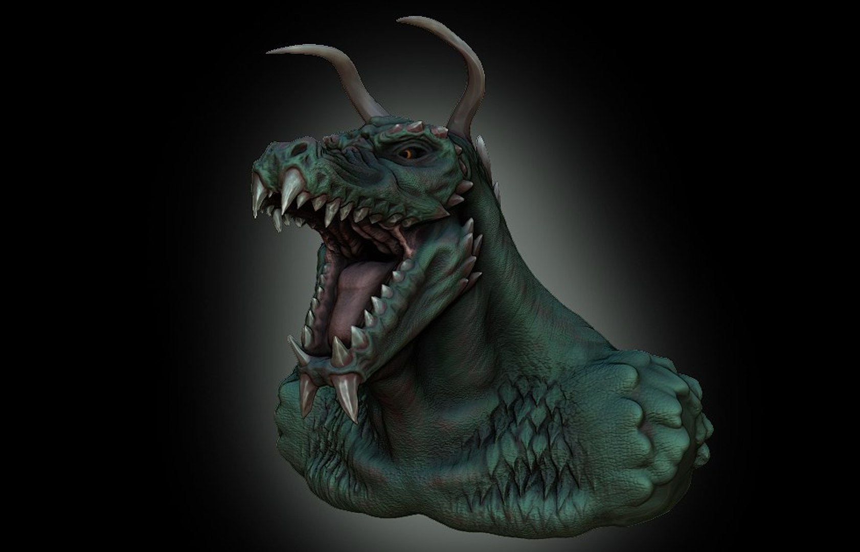 3d dragon demon