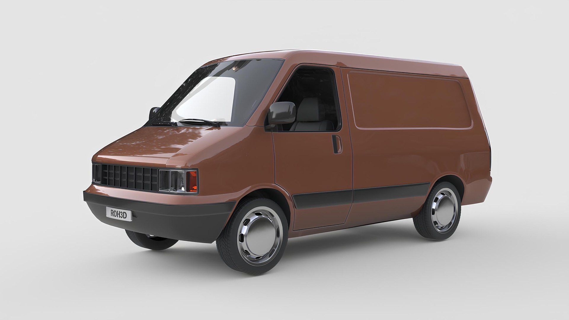 Generic Classic Van 1988 3D Model - TurboSquid 2355565