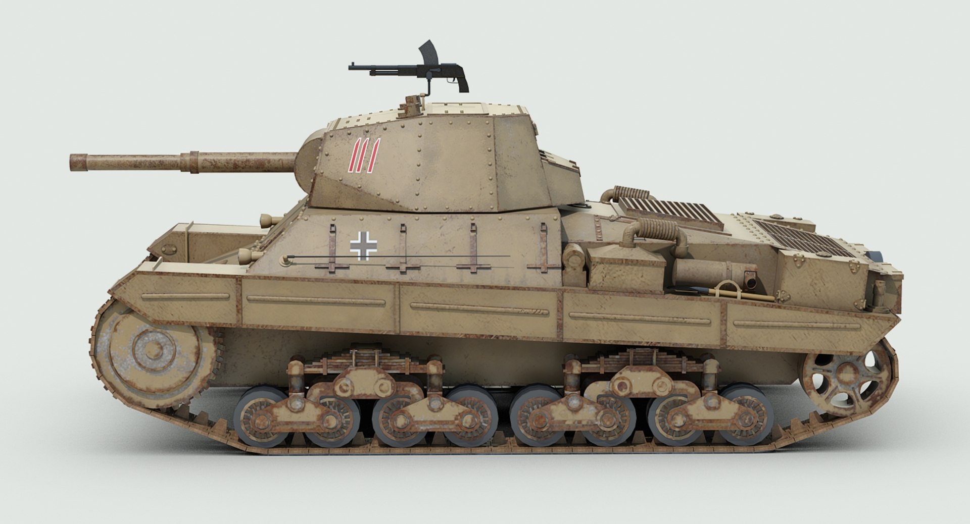 Max Ww2 Carro Armato P40