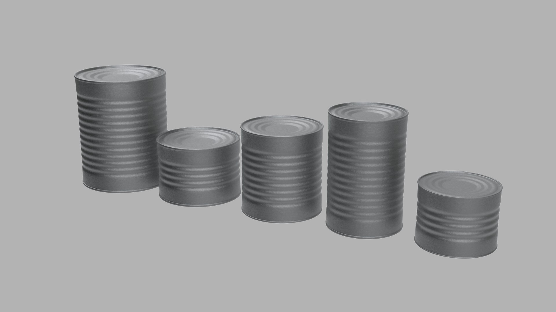 3D Tin Can Collection - TurboSquid 1918134