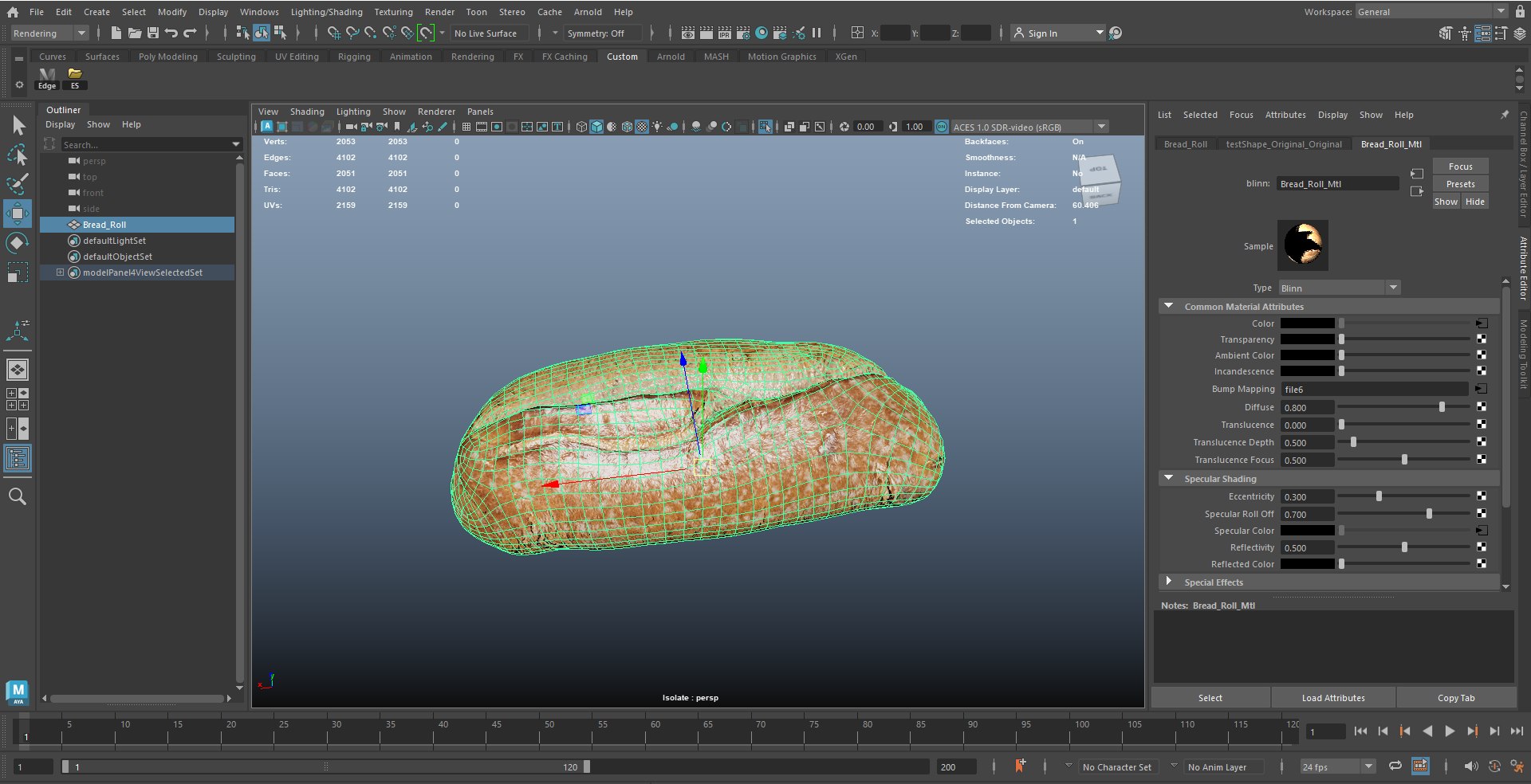 3D Bread Roll AR VR PBR Lowpoly With Game Ready 3d Model - TurboSquid ...