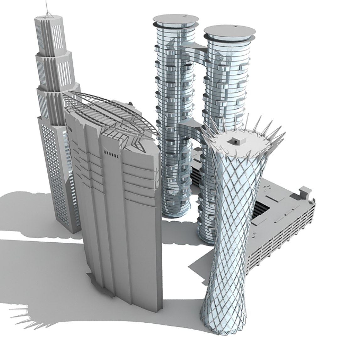 Maya 5 Buildings