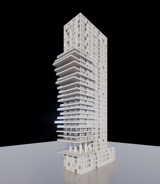 Apartment Building SketchUp Models for Download | TurboSquid