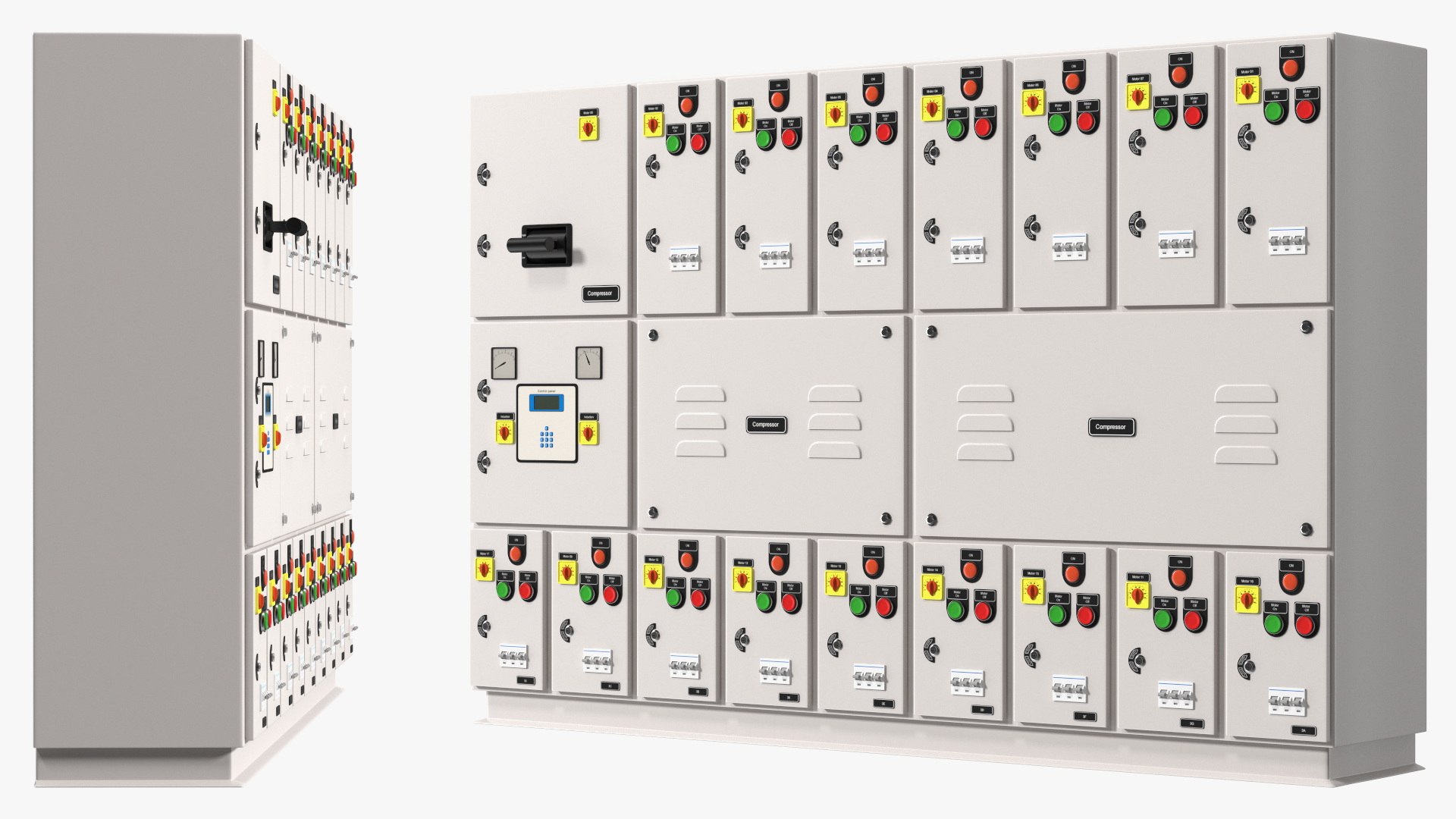 3D Industrial Electrical Switchgear Panel Model - TurboSquid 2244467