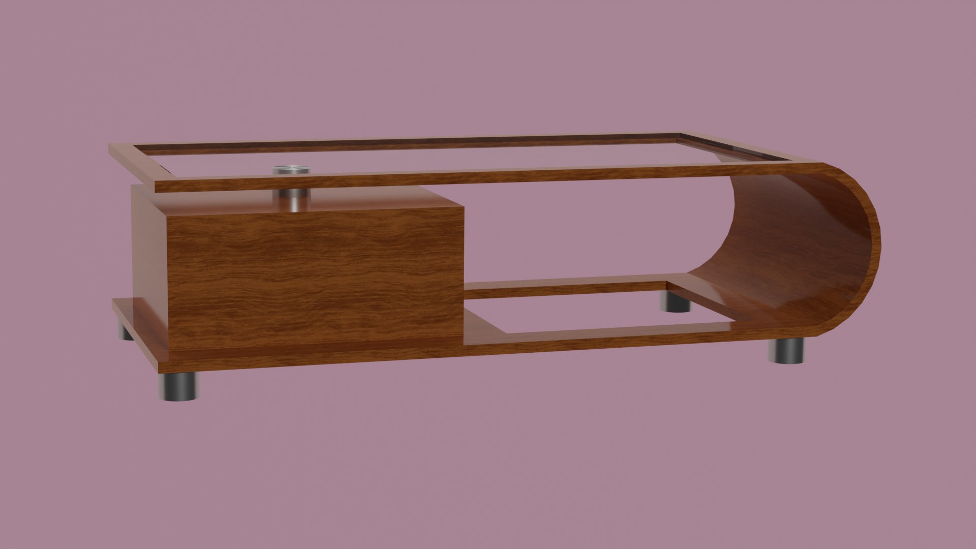 3D COFFEE TABLE WITH SECURITY DRAWER Model - TurboSquid 2269006
