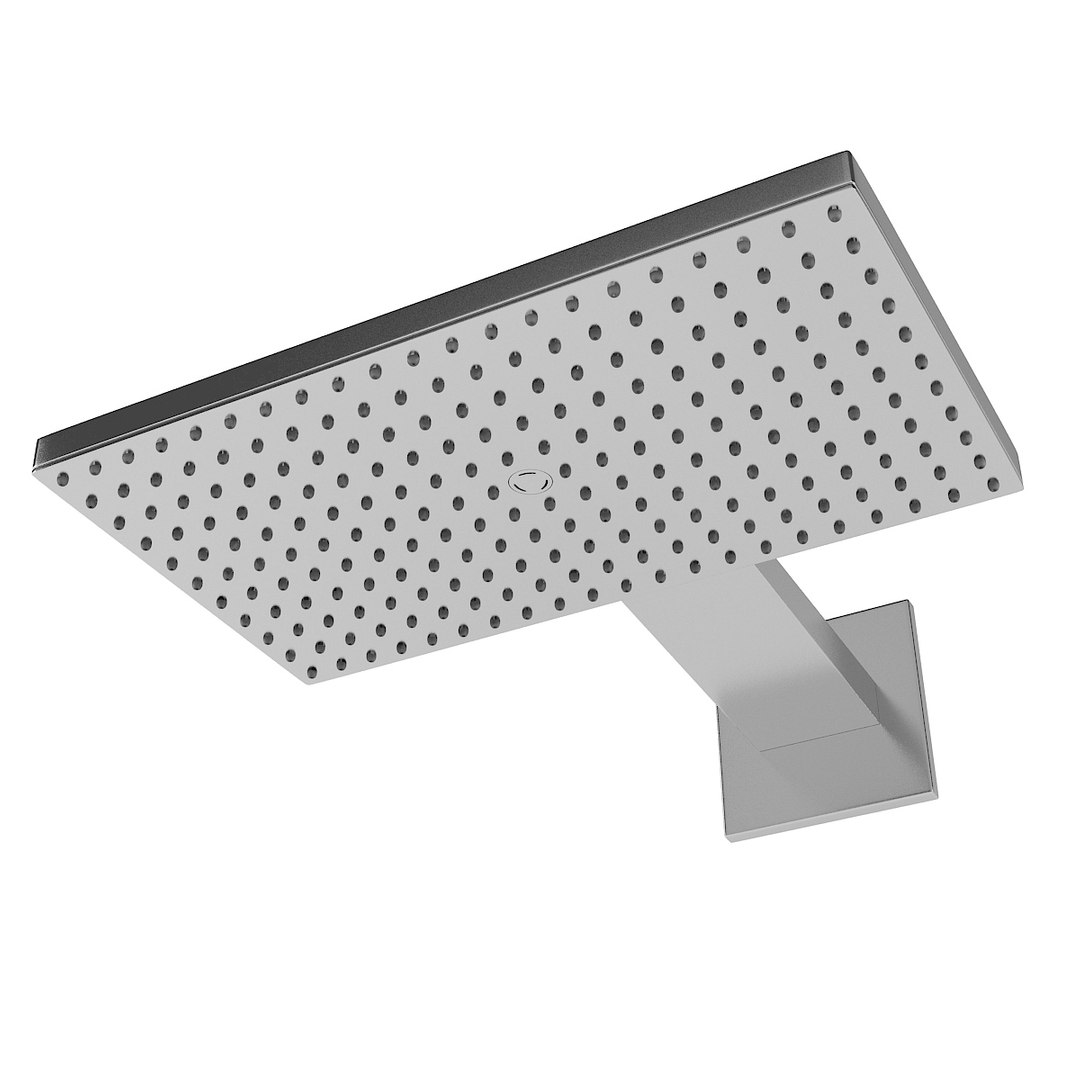 3D Overhead Wall Shower - TurboSquid 1256588