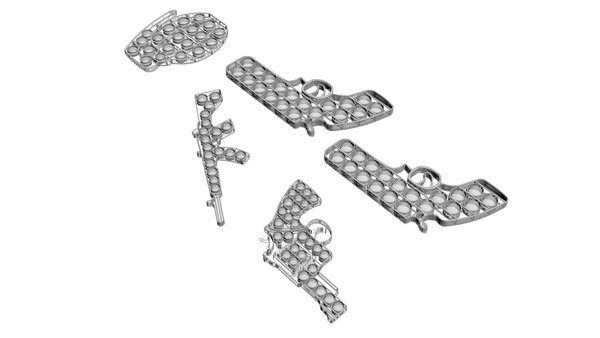 3D Weapons Pop It Fidget Toys Set - TurboSquid 1812260