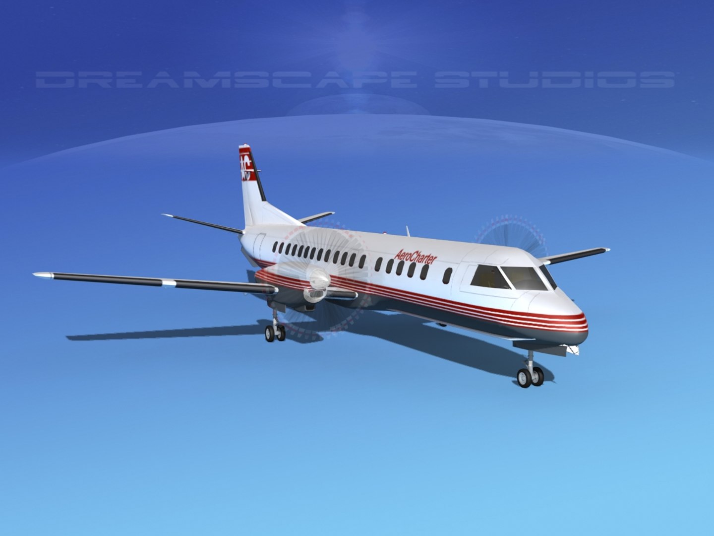 3D Cockpit Saab 2000 - TurboSquid 1203919