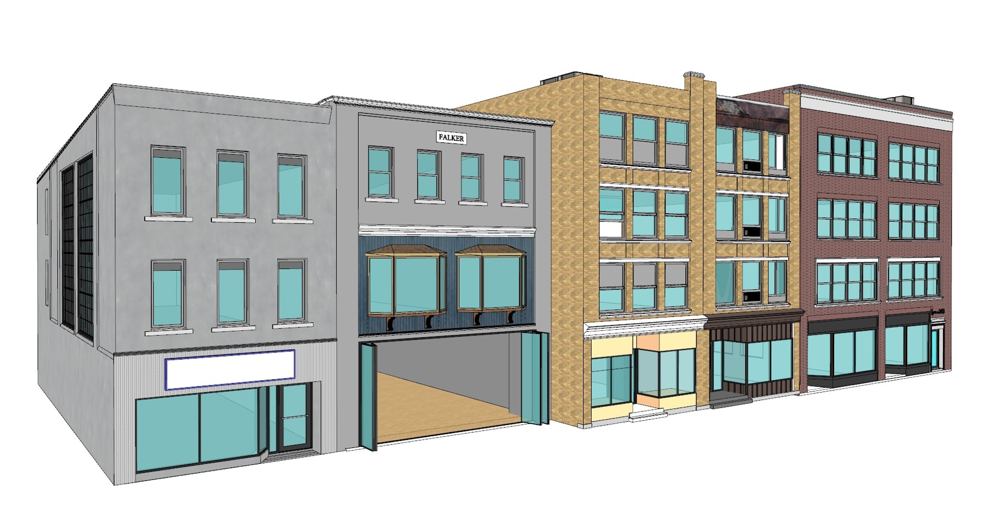 Free shop fronts 3D model - TurboSquid 1580058