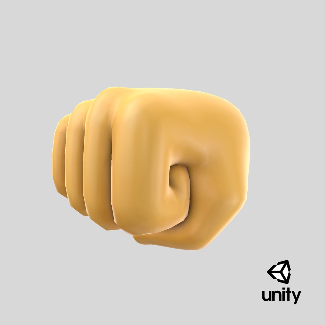 Oncoming Fist Emoji Model - TurboSquid 1550660