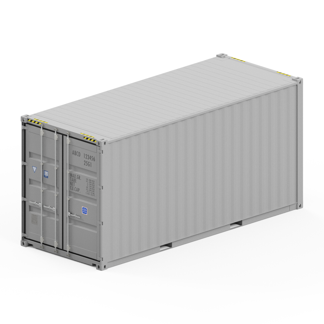 Cad Cube 20 Shipping Container 3D - TurboSquid 1415398