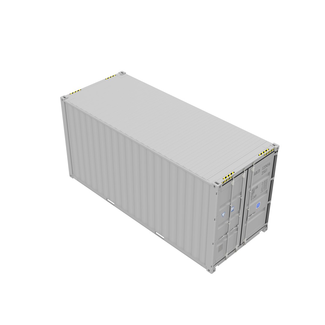 Cad Cube 20 Shipping Container 3D - TurboSquid 1415398