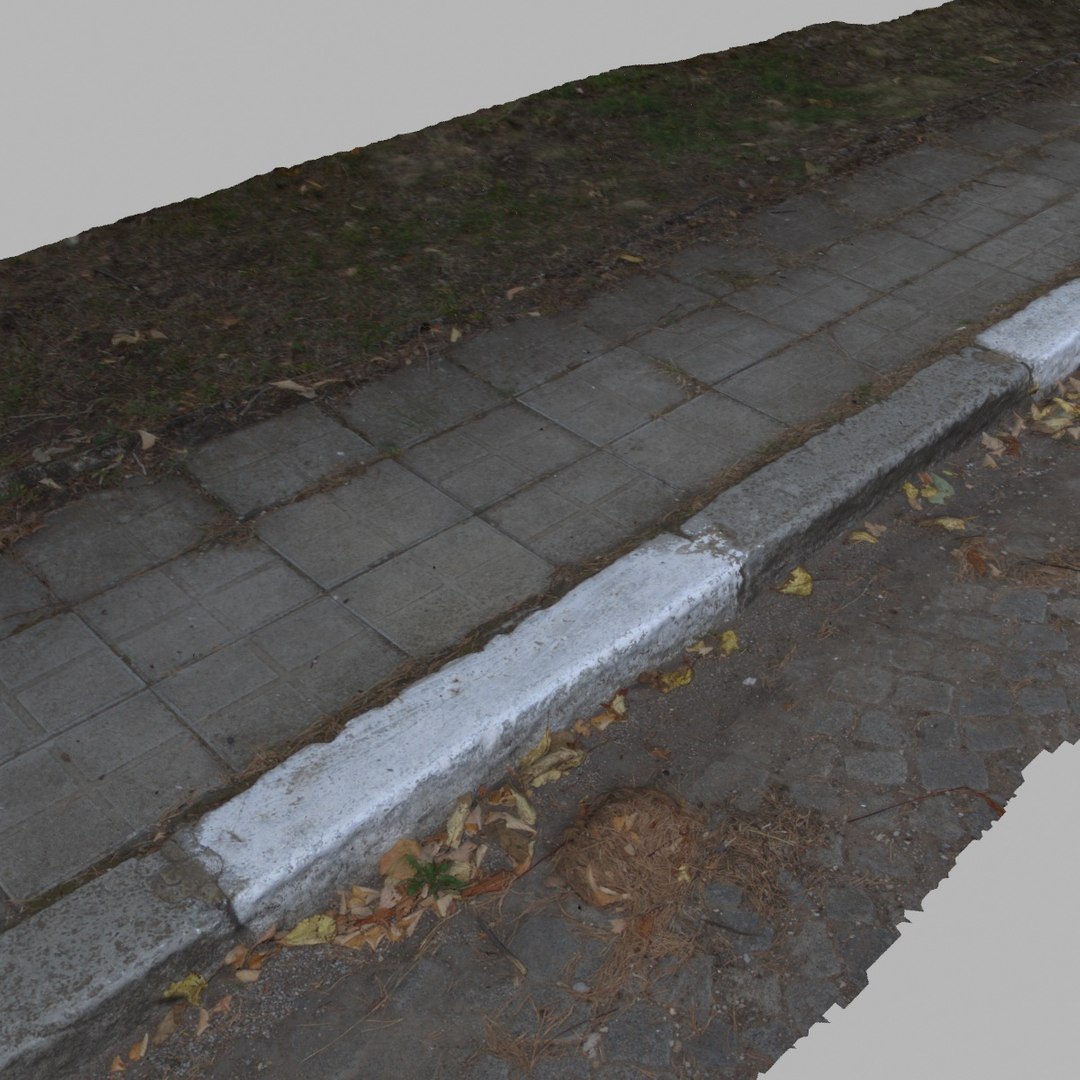 3d Curb 4 -autumn