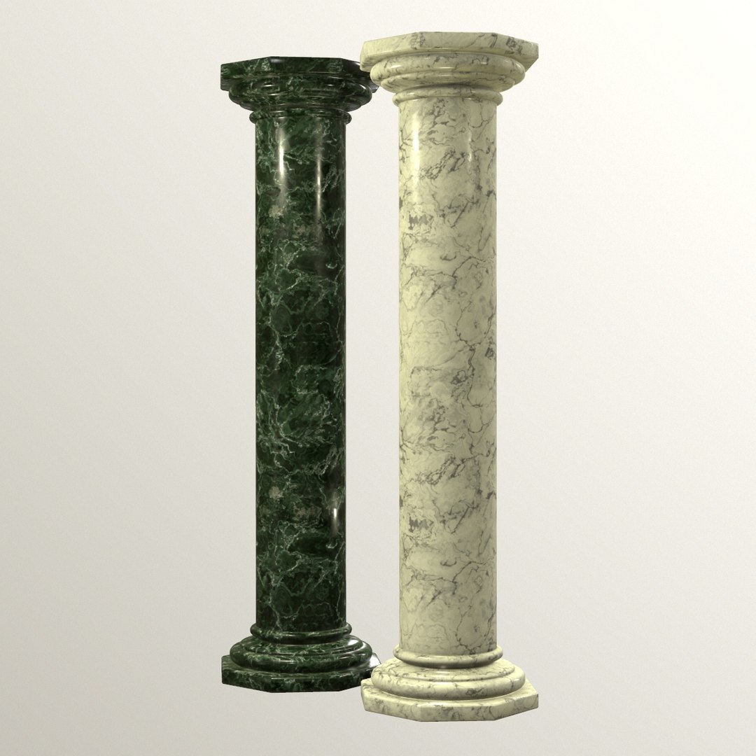 3d Model Marble Column