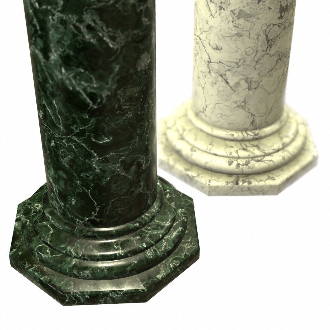 3d Model Marble Column