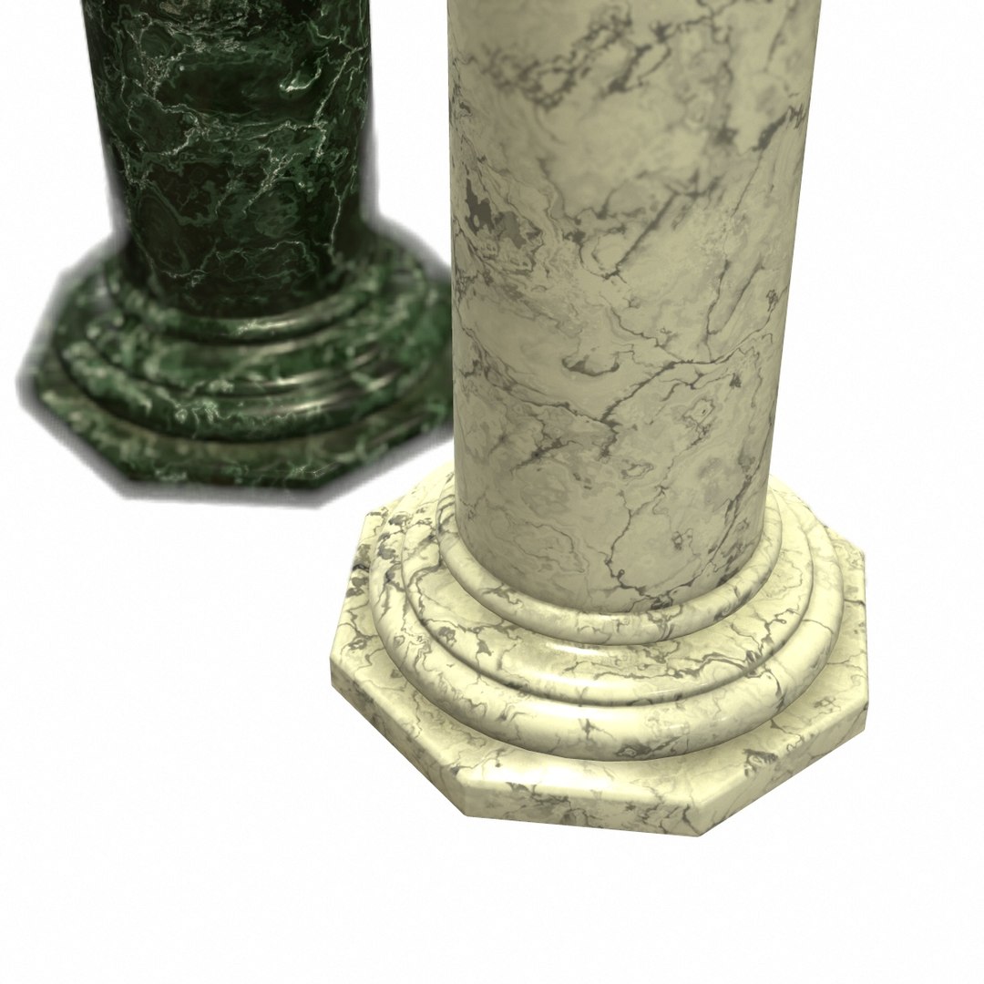 3d Model Marble Column