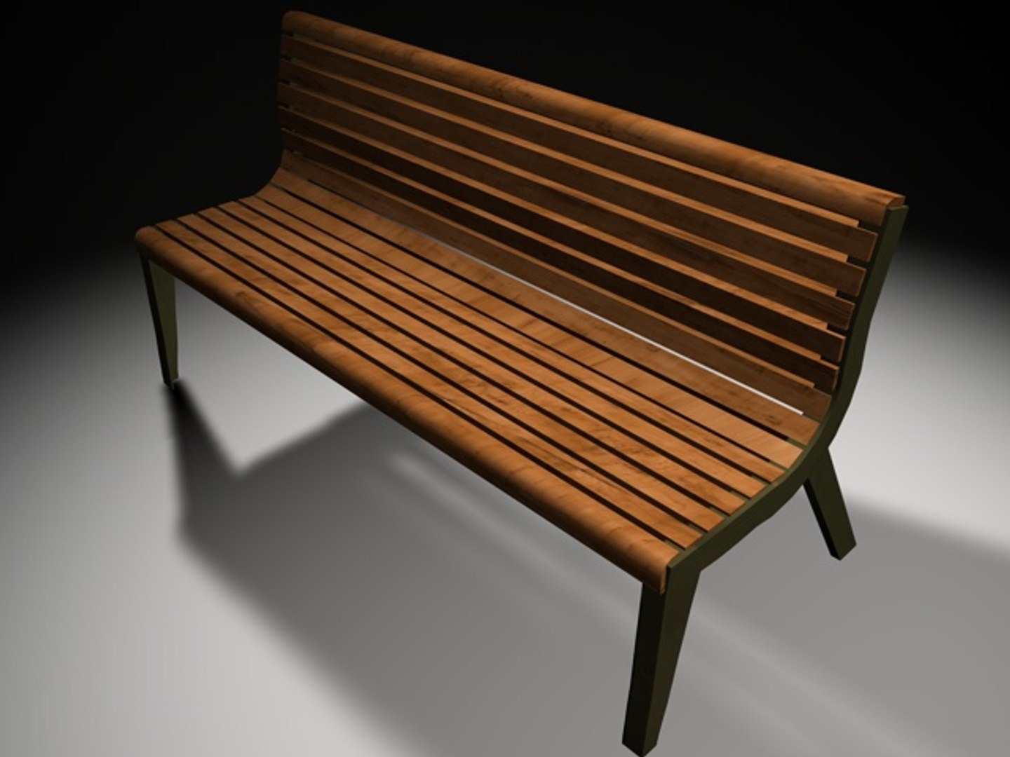 park bench 3ds