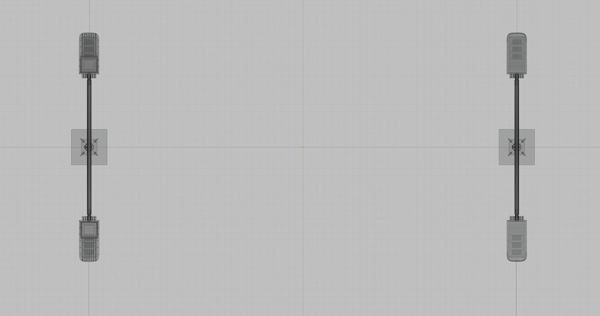 5 Meter Octogonal Lighting Pole -Double Consol 3D Model - TurboSquid ...