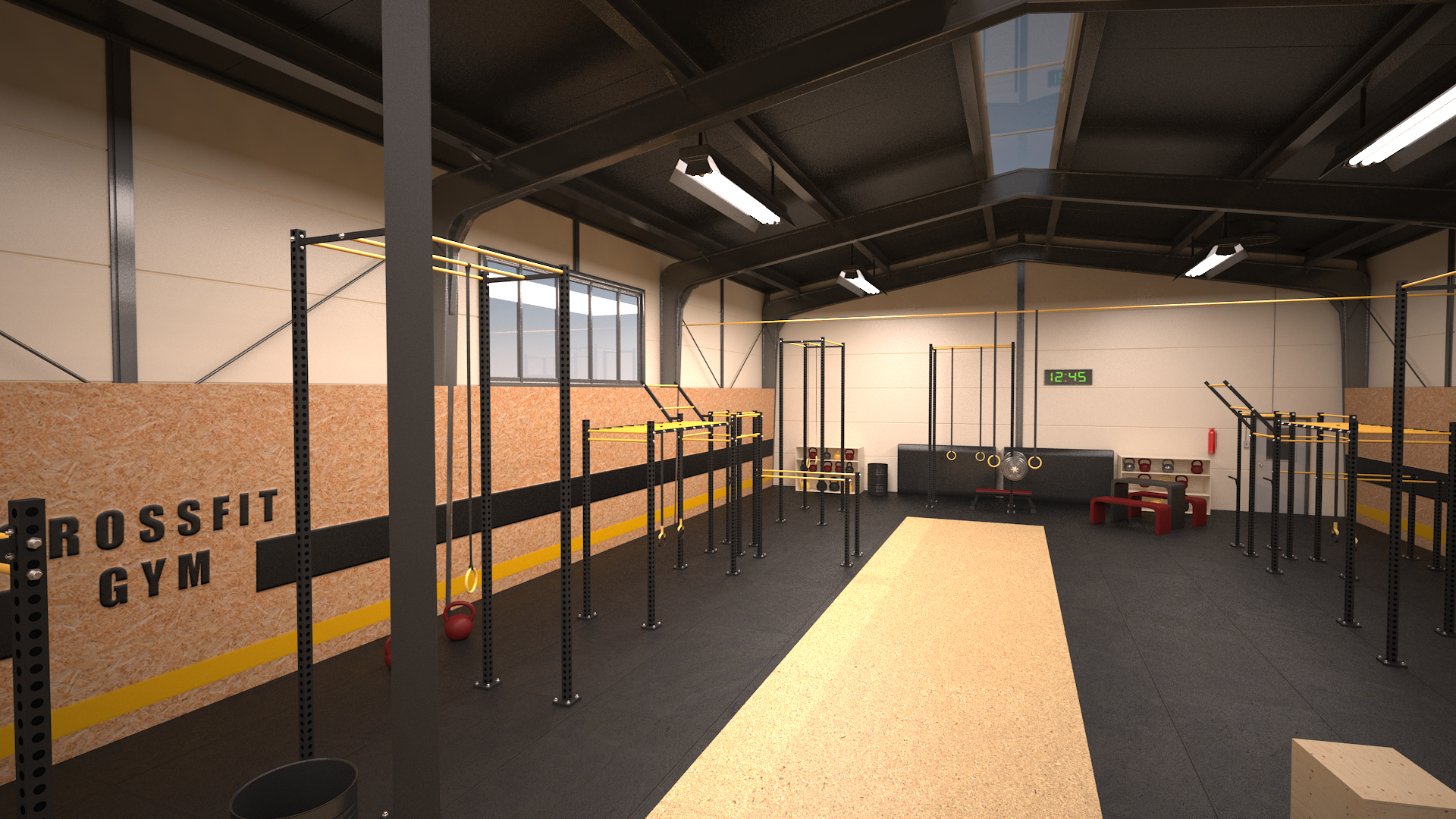 3D Crossfit Training Center - TurboSquid 1587466