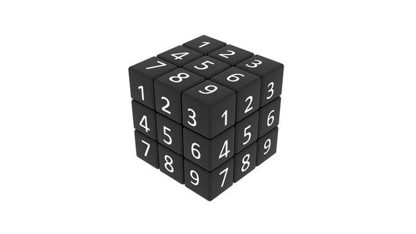 3D Sudoku Cube - TurboSquid 1758495