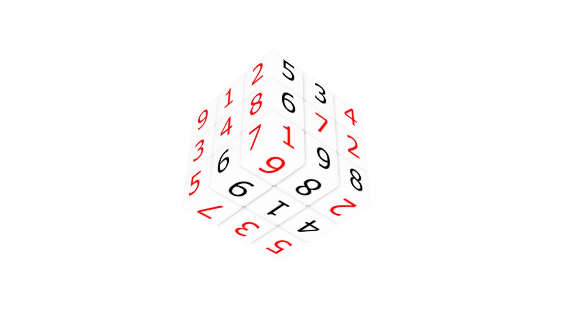 3D Sudoku Cube - TurboSquid 1758495