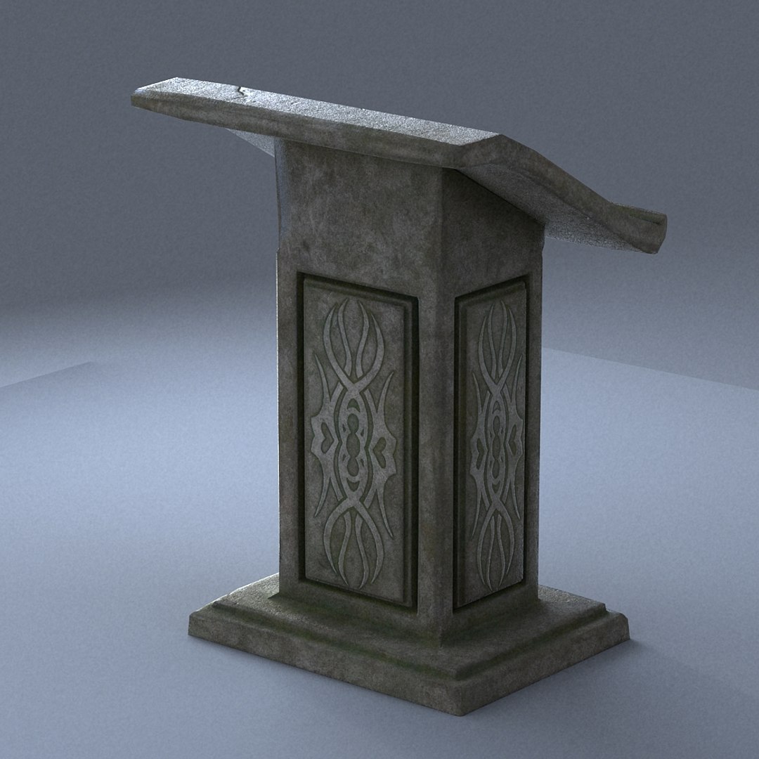 3D Pulpit - TurboSquid 1215786