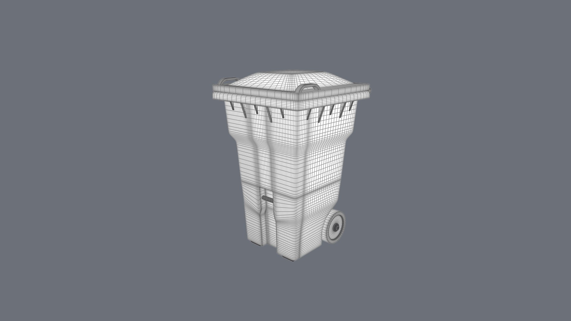 Dustbin Model - TurboSquid 1896245