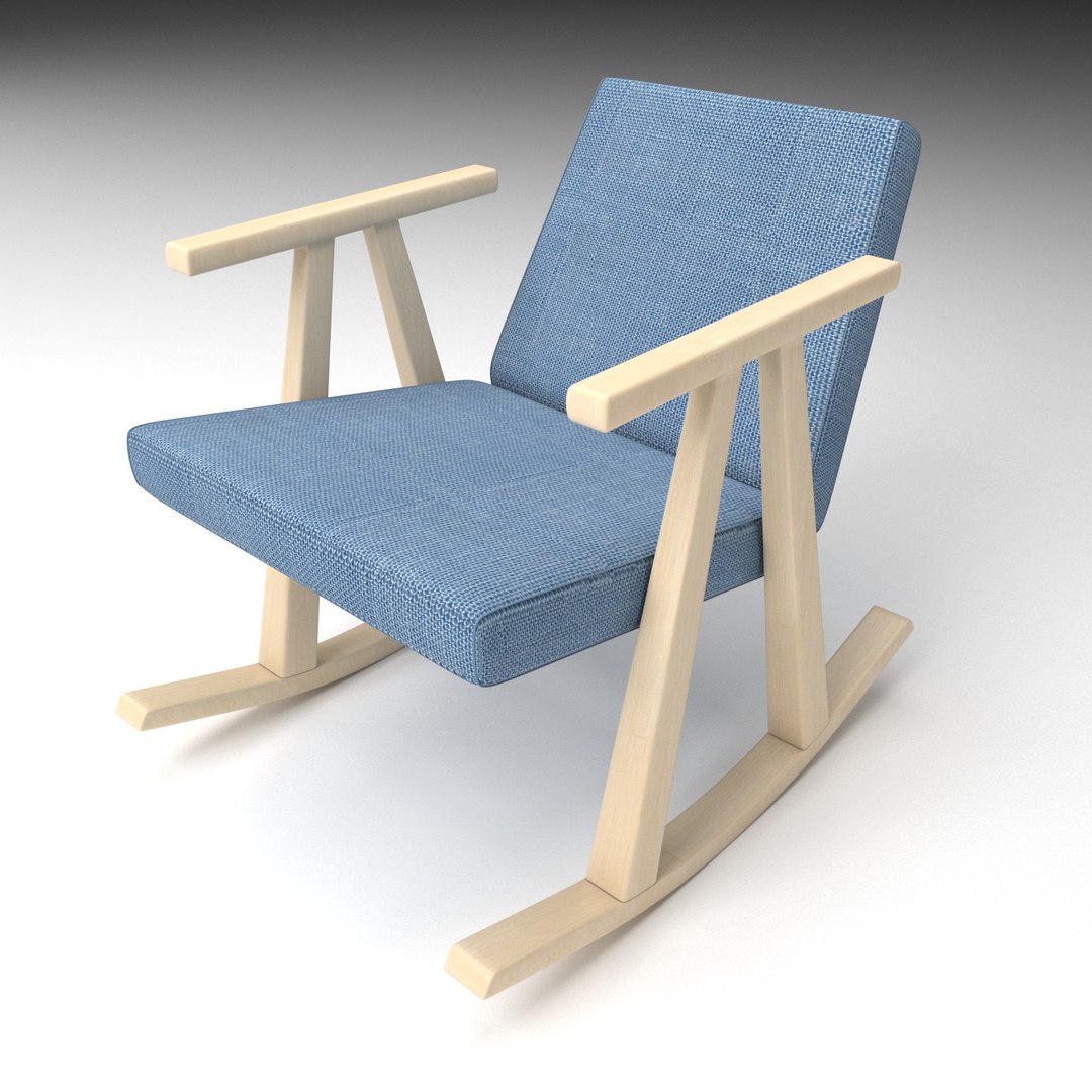 3D Rocking Chair Model - TurboSquid 1975808
