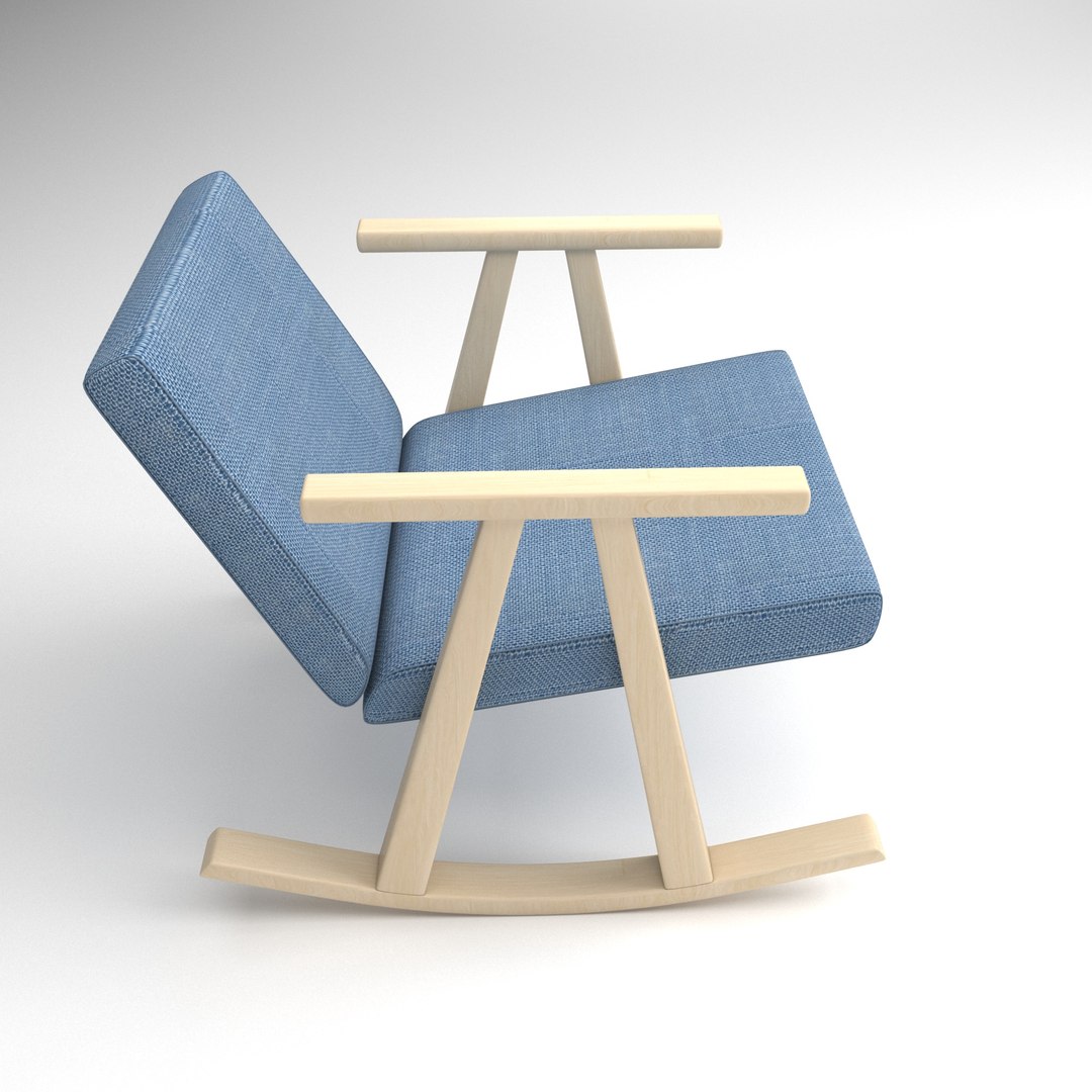 3D Rocking Chair Model - TurboSquid 1975808