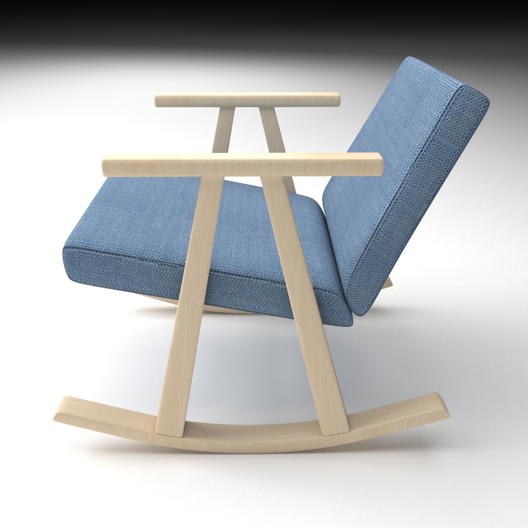 3D Rocking Chair Model - TurboSquid 1975808