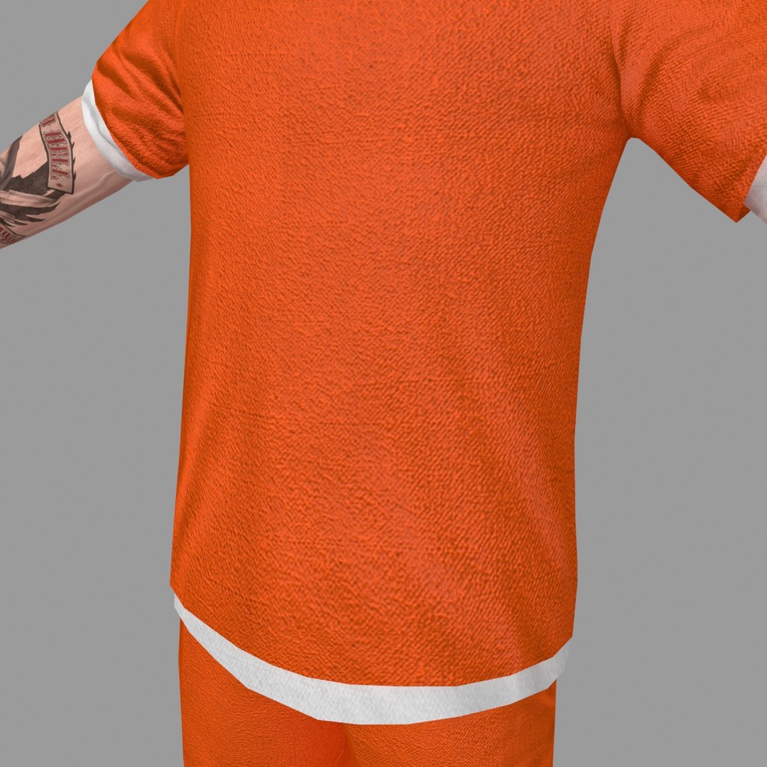 Prisoner Character People 3D Model - TurboSquid 1352546