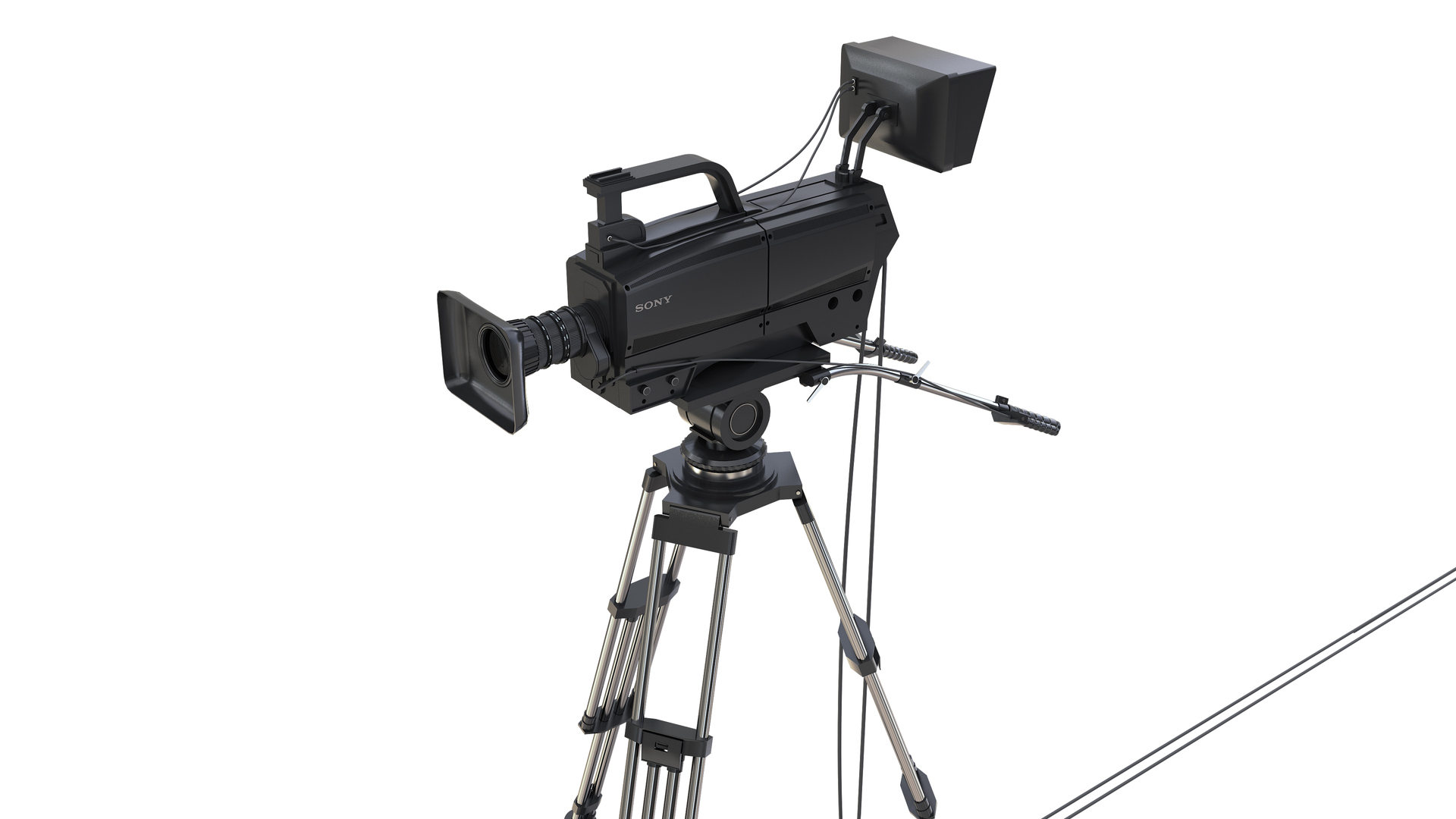 Movie directors camera light 3D model - TurboSquid 1669765