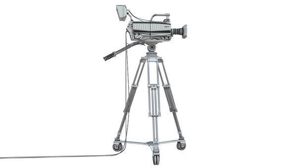 Movie directors camera light 3D model - TurboSquid 1669765