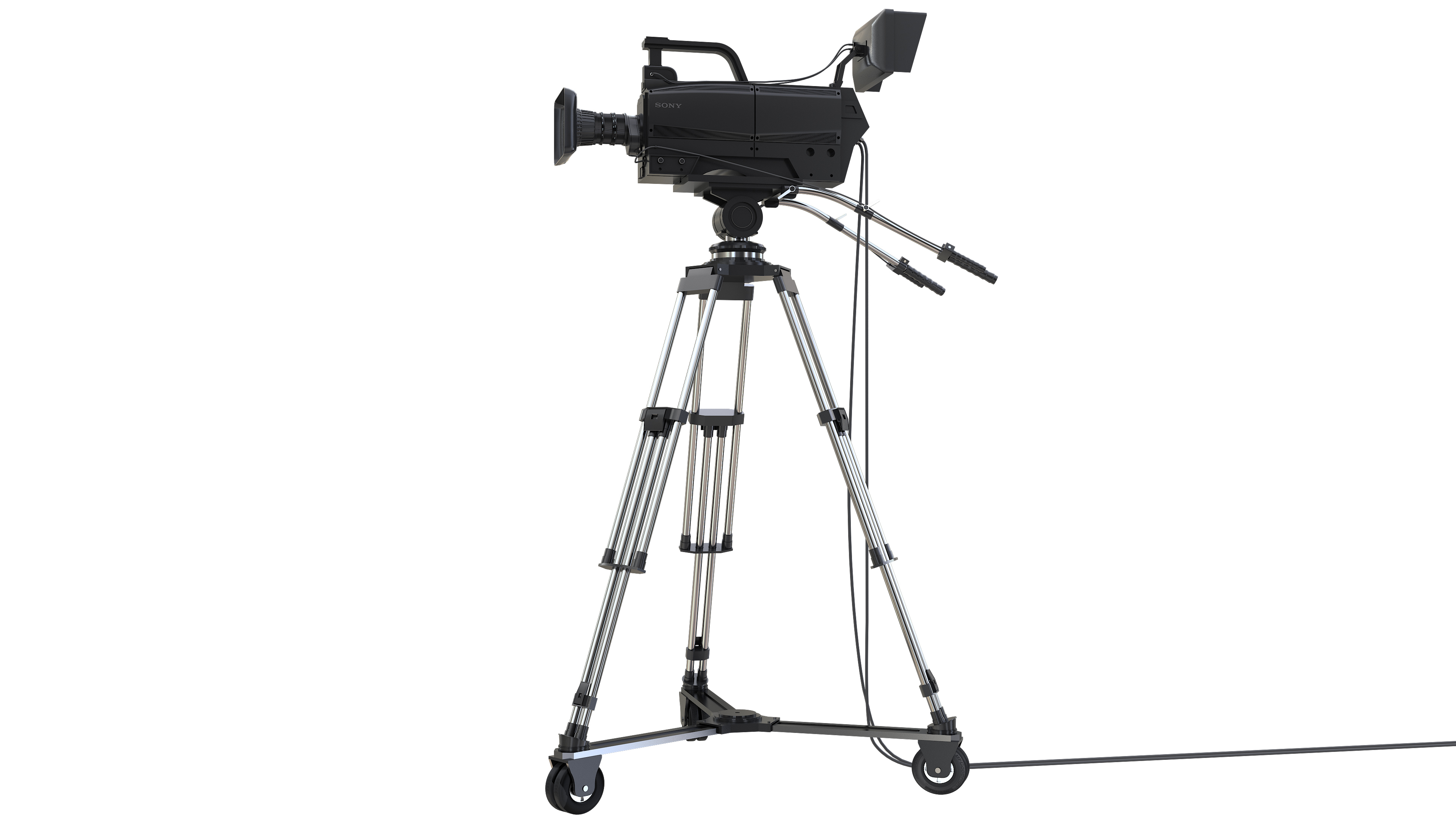 Movie directors camera light 3D model - TurboSquid 1669765